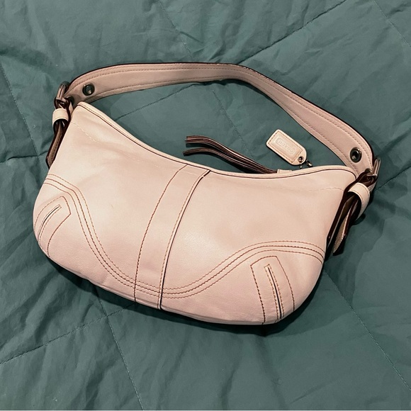 Coach | Bags | Coach Ivory Leather Hobo | Poshmark